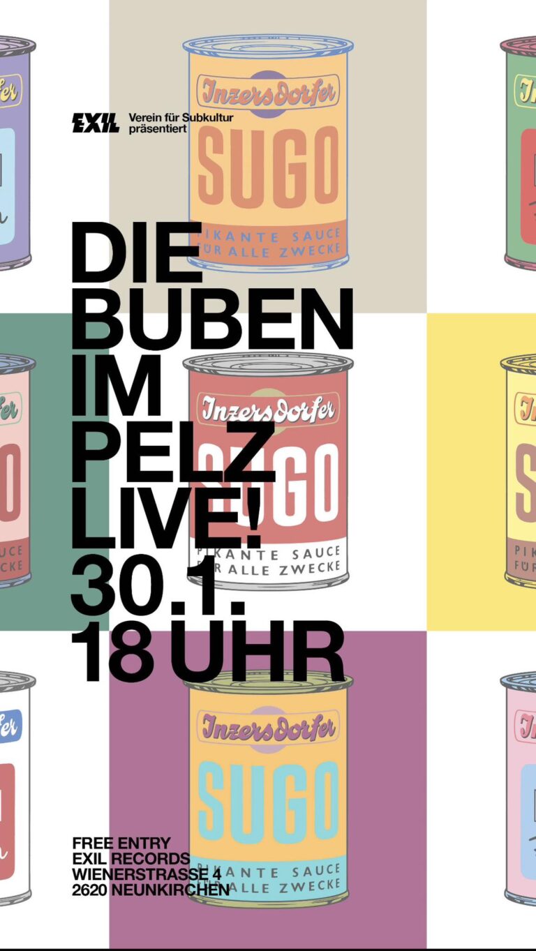 ‚Die Buben im Pelz‘ live am 30. Jänner ab 18 Uhr im Exil in Neunkirchen ...